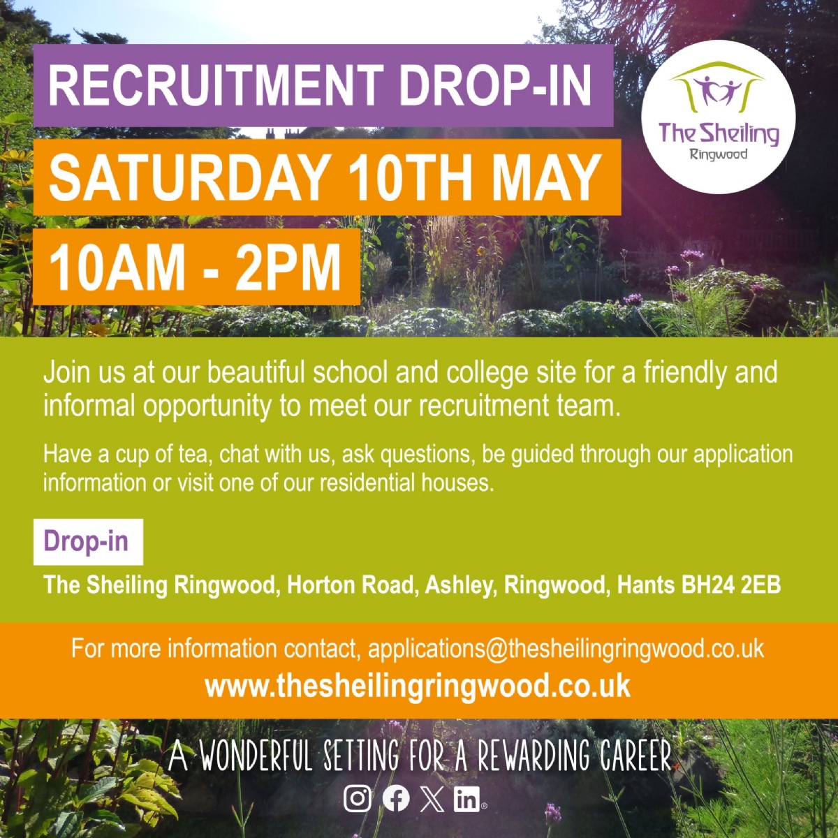 The Sheiling Ringwood - Recruitment Drop-in